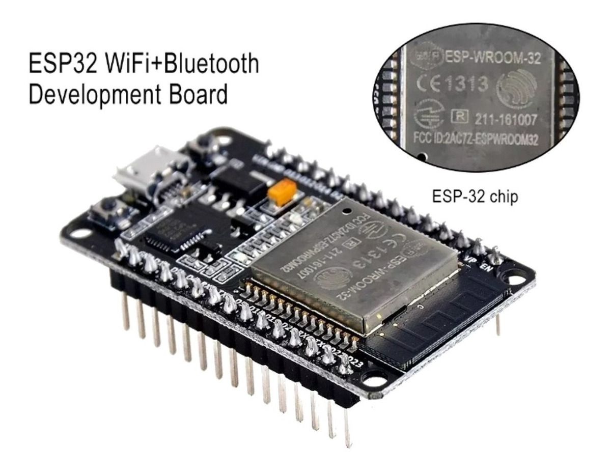 Modulo Esp32 Wifi-bt-ble Mcu Esp-wroom-32 – PILPRE Electrónica
