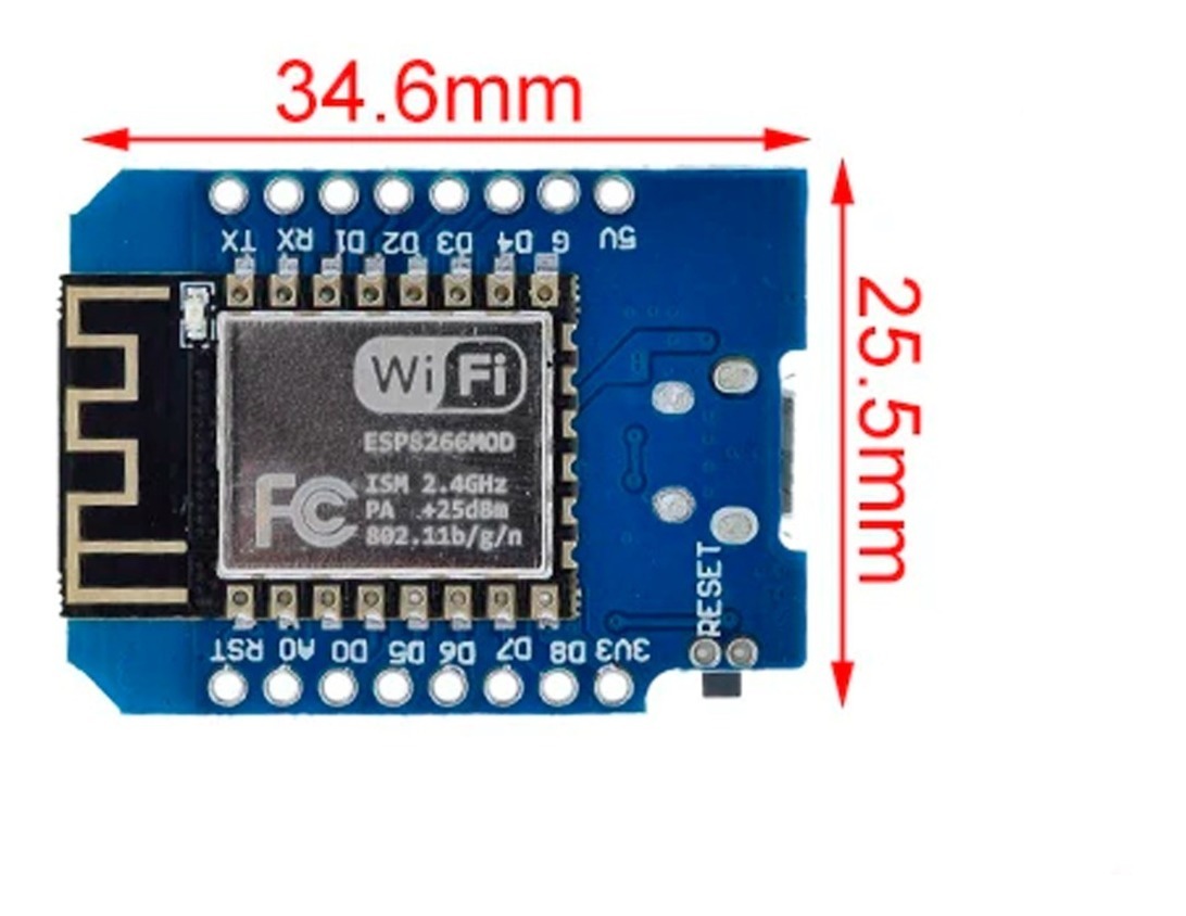 Mini Nodemcu Esp8266 Ch340 Wifi D1 Lua Esp12 – PILPRE Electrónica